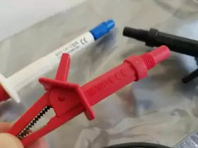 TTL-2 MEGGER Insulated Cat Fused Leads Probes Alligator Clips